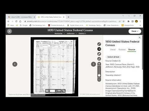 African American Genealogical Research: Searching U.S. Federal Censuses and Slave Schedules