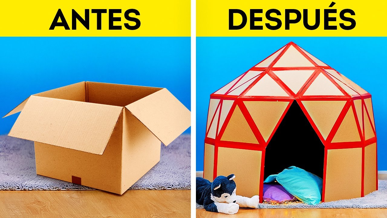 15 MANUALIDADES DE CARTÓN || Trucos de actualización fáciles e ideas de reciclaje de plástico