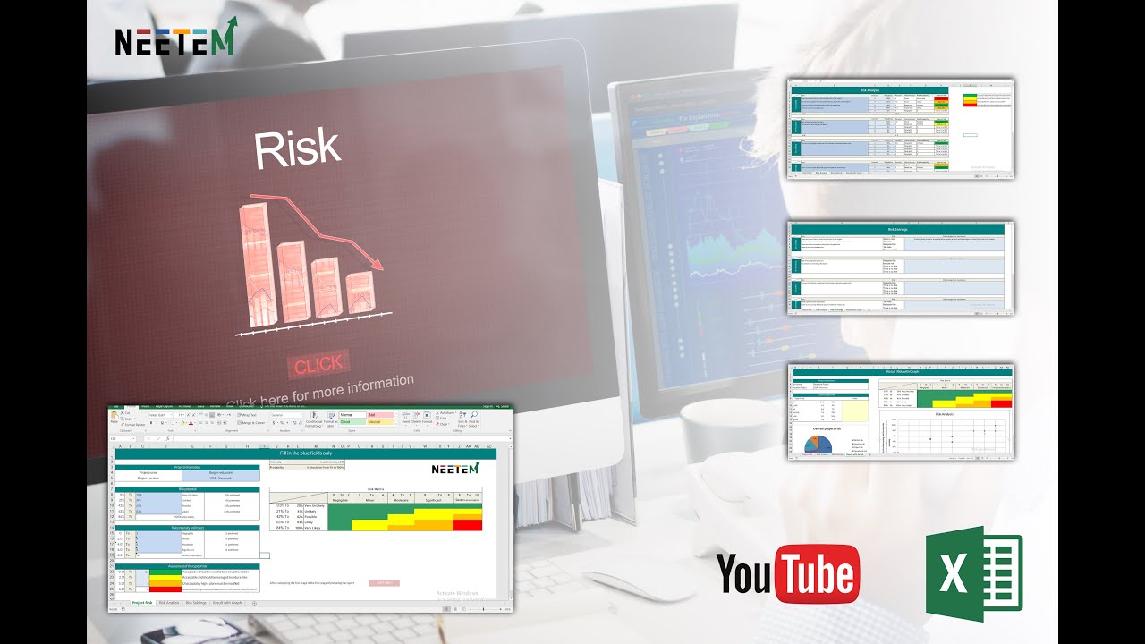 prepare full report in excel template in risk analysis and risk matrix for your business or projects