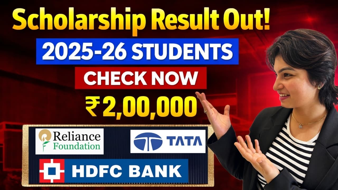 Scholarship Result 2025–26
