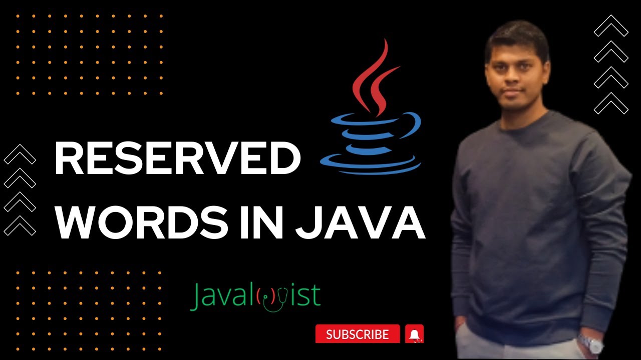 #9 Reserved Words in Java