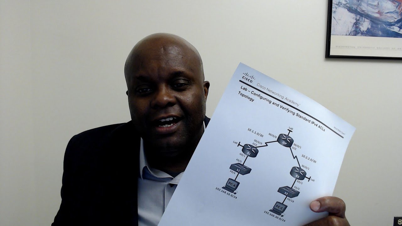 Configuring and Verifying Standard IPv4 ACLs