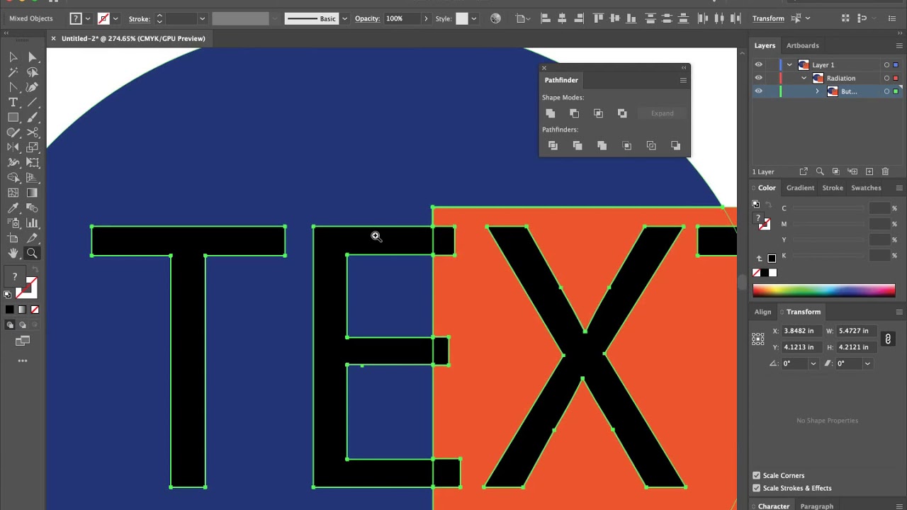 Trapping in Illustrator