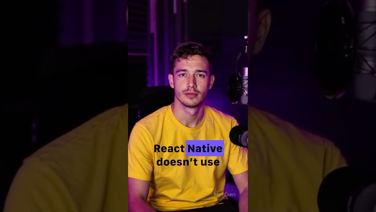 React vs React Native in 60 Seconds.#ReactNative #ReactJS #ReactNativeInterview #ReactNativeTutorial