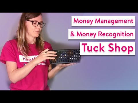 Tuck Shop. Activities for Kids with a Visual Impairment. Money Management and Money Recognition.
