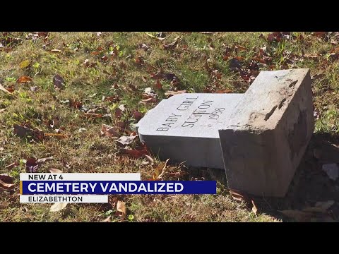 Headstones turned over at Elizabethton cemetery