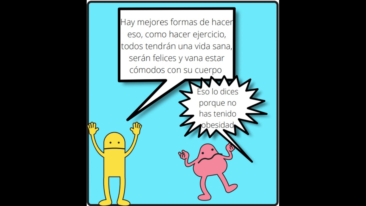 comic obesidad video