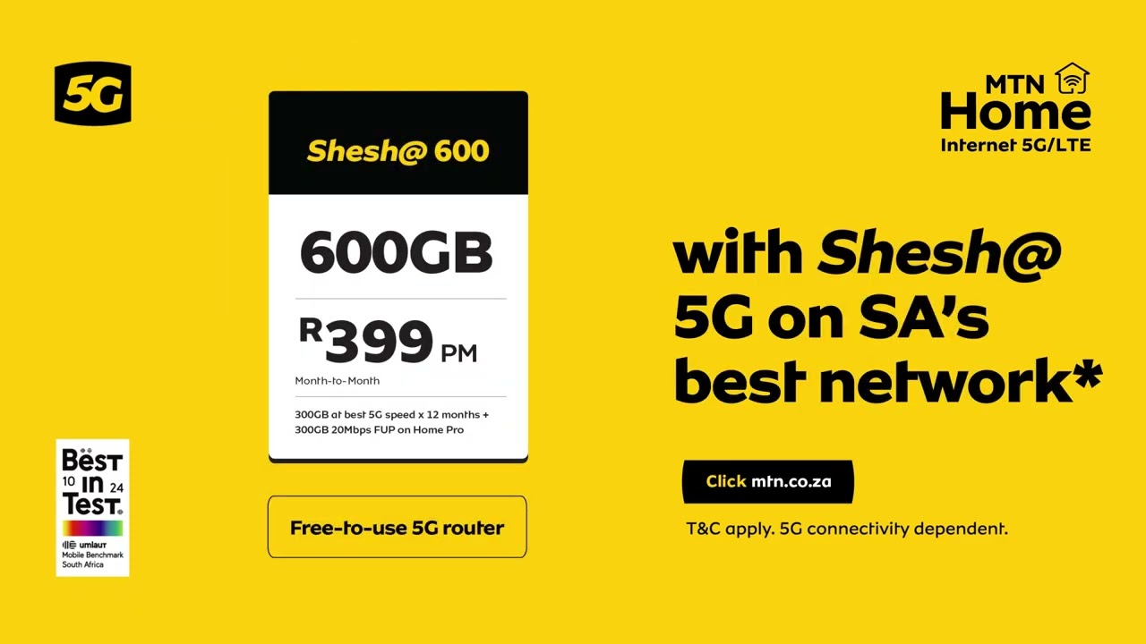 MTN Home Internet 5G/LTE