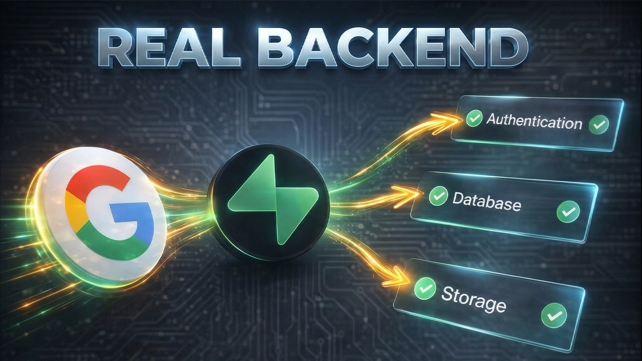 Build a Full-Stack Web App with Google AI Studio + Supabase (Auth, Database, File Uploads)