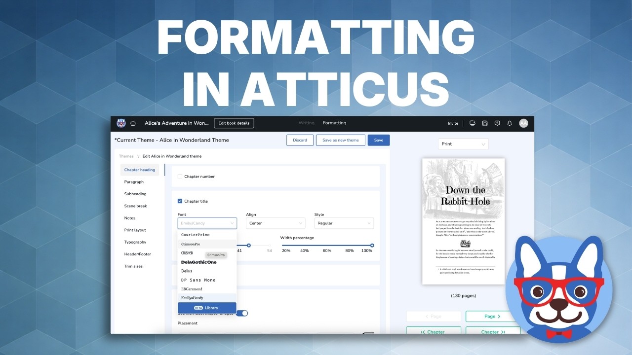 Learn How-To Format in Atticus