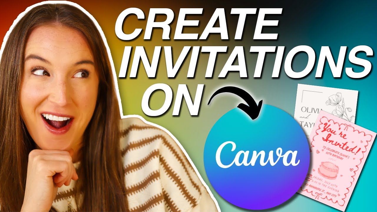 How to Create an Invitation in Canva (Step by Step Canva Tutorial)