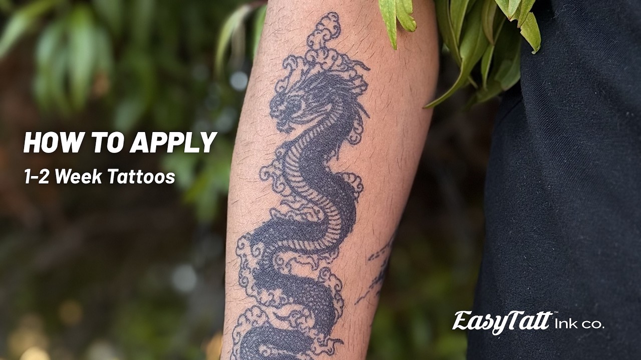 How to Apply | 1-2 Week Plant-Powered Tattoos | EasyTatt™