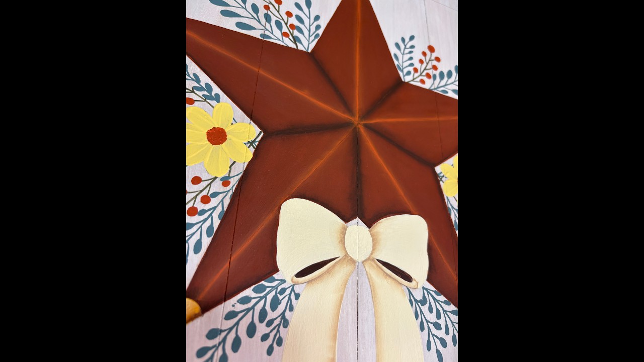 Easy Barn Star and Greenery-Craft Round the Clock April 13, 2026