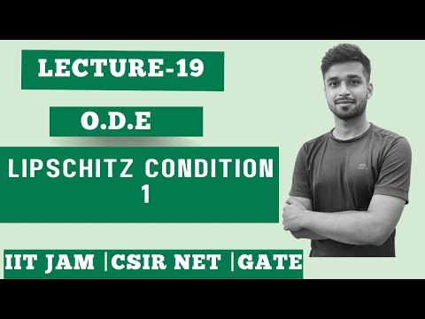 Lec. 19 - Lipschitz Condition - 1 - ODE - IIT JAM- CSIR Net- Gate - Vivek Maths Video Lecture ...