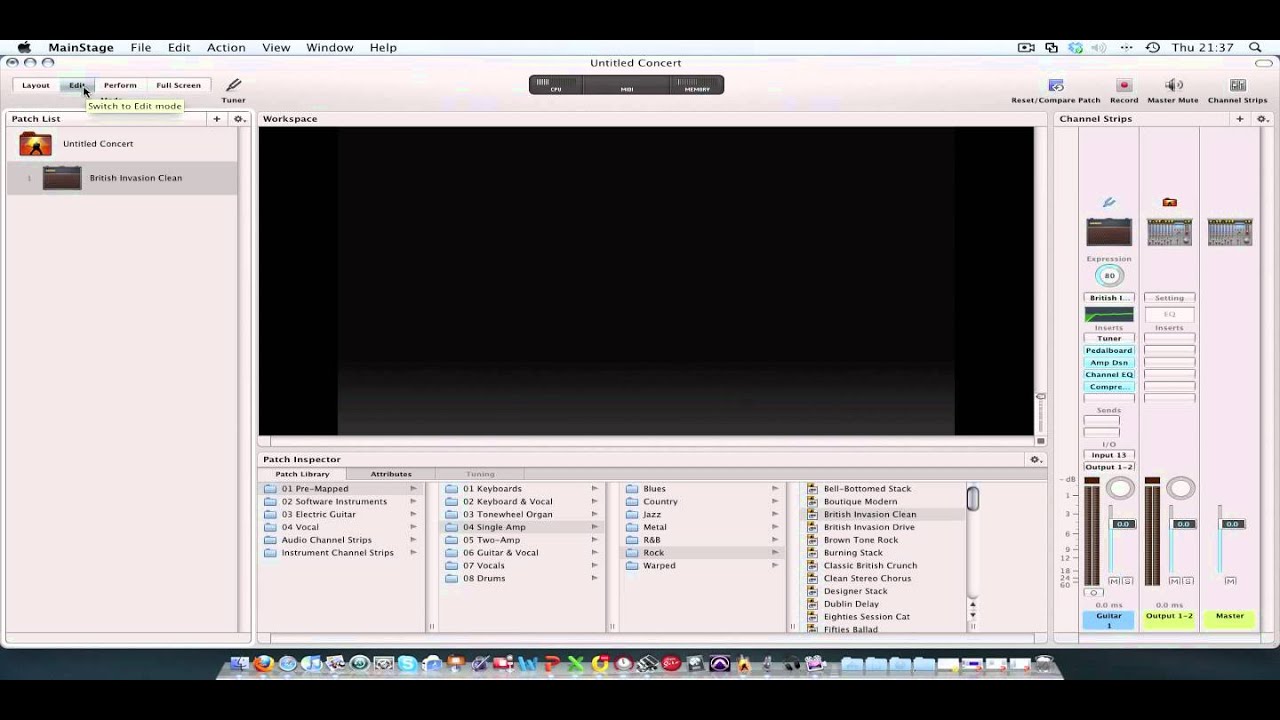 Chapter 2 - how to create your layout in mainstage