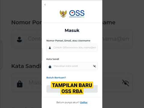 Tampilan Baru OSS RBA