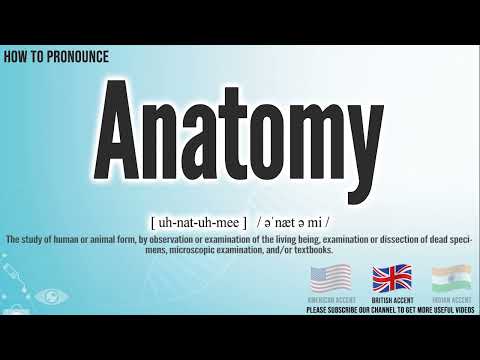 Anatomy Pronunciation | How to Pronounce (say) Anatomy CORRECTLY | Medical Meaning