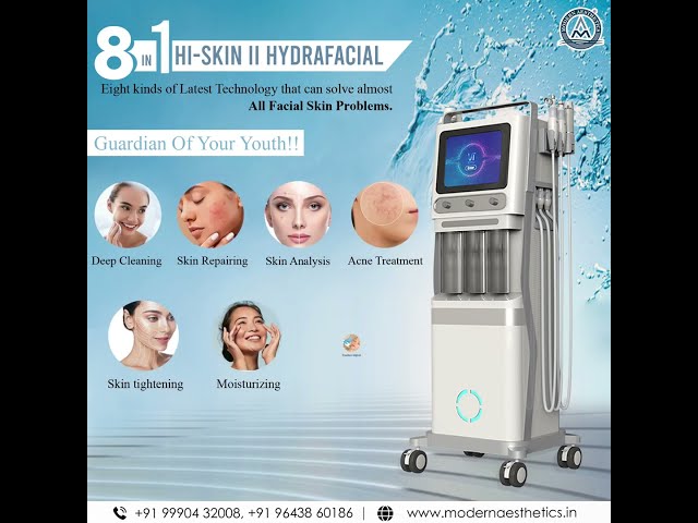 Hydrafacial-Dermabrasion Mesosolutions - HI SKIN II Multifunctional Hydrafacial Skin Care ...