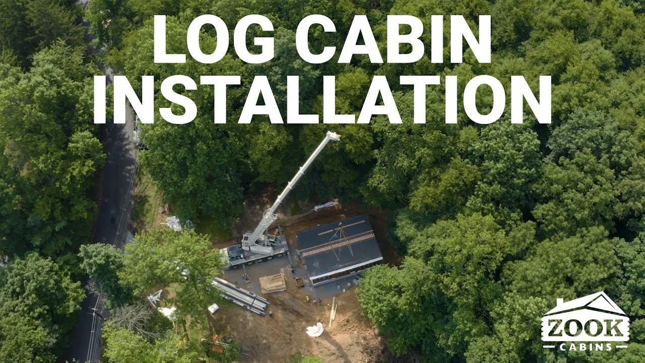 How Are Modular Log Cabins Installed? | Zook Cabins