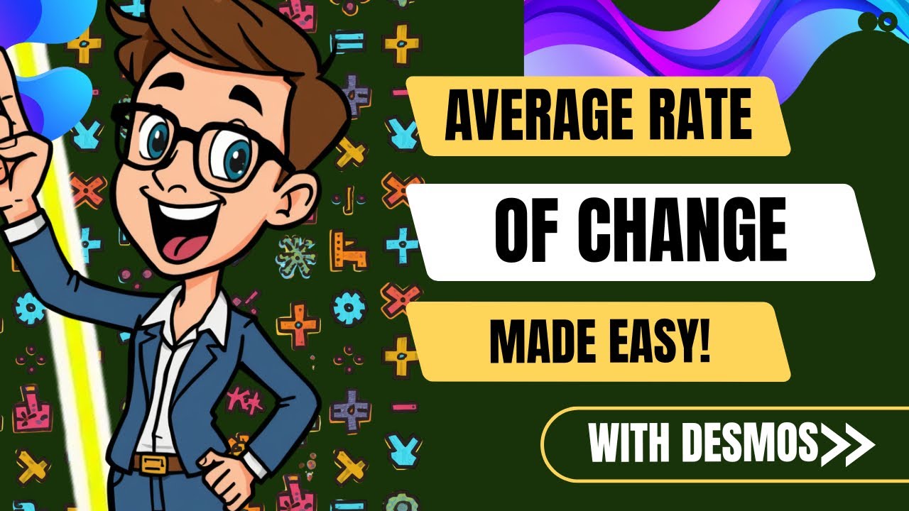 Average Rate of Change Over an Interval Made Easy with Desmos
