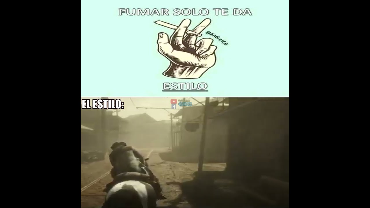 fumar te da personalidad #viralvideo #rdr2online #meme #memes #memestiktok #funny #youtubeshorts