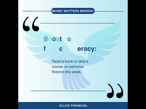 Money Matters Monday Aug 19