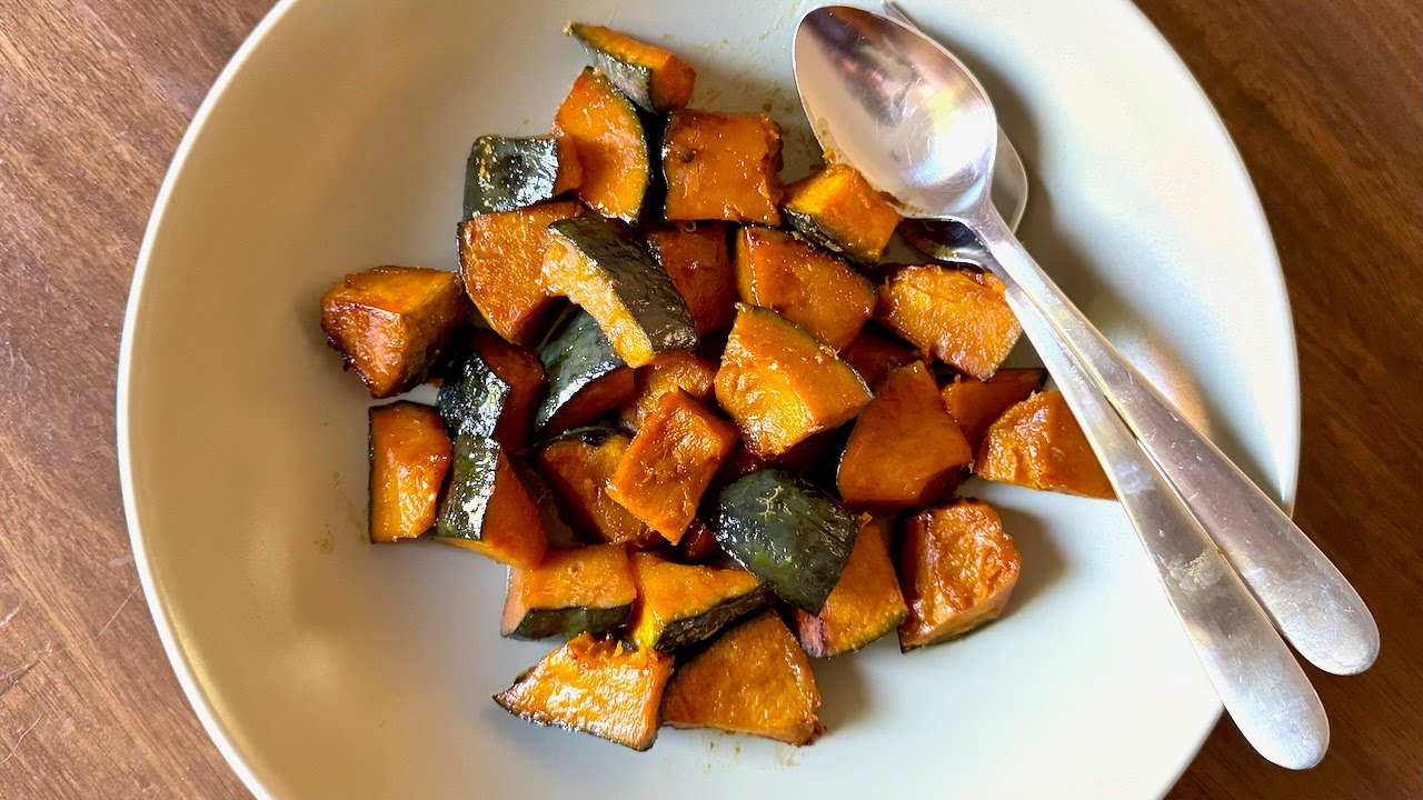 Roasted Kabocha with Soy Maple Butter - Yuko's Kitchen - Japanese Cooking 101