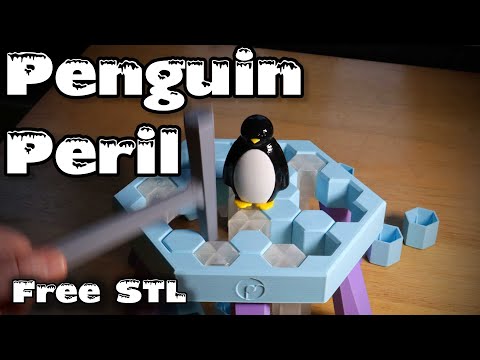 Penguin Peril by Polymaker_3D - Thingiverse