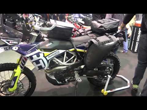 HUSQVARNA enduro loaded with ENDURISTAN cases