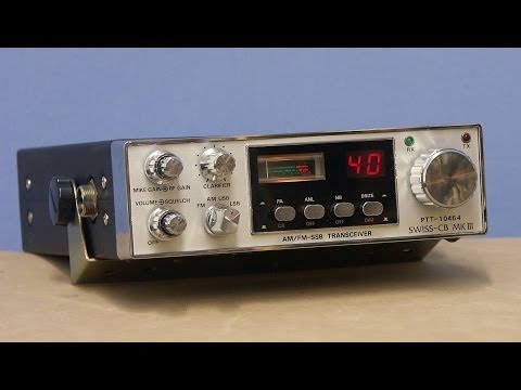 SWISS CB MK III (challenger IV) 40 ch CB radio never realized