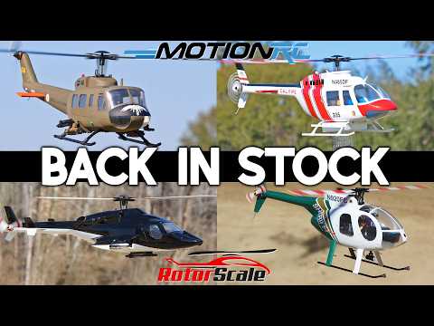 BACK IN STOCK! RotorScale GPS-Stabilized RTF 470 Size RC Helicopters. | Motion RC