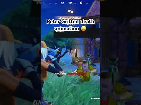 Peter griffins death animation 😂 #fortnite