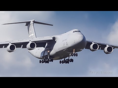 (4K) GF2 Arrival Day | C-5, KC-46, KC-135 (x2), E-3, | Abbotsford (YXX)