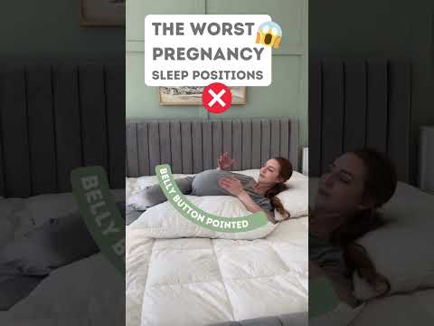 Best vs Worst 😱Pregnancy Sleep Positions!🤰#shorts