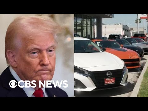 Stock market reacts to Trump's looming tariffs on auto imports