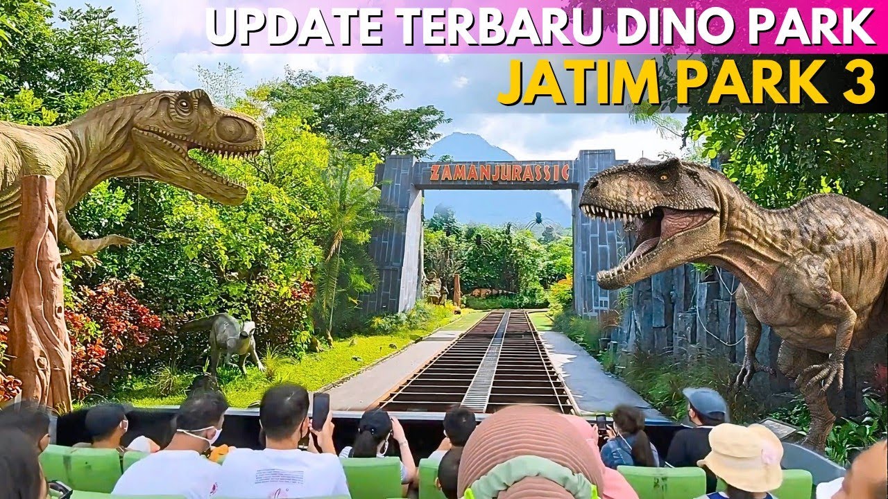 JATIM PARK 3 NEWEST DINO PARK ‼ More Exciting Rides ‼ Batu Malang Tourism