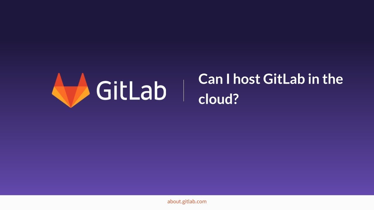 Hosting GitLab in the Cloud