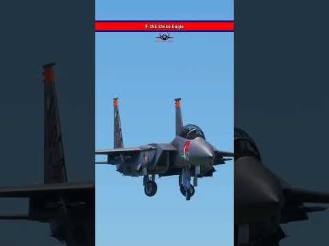 F-15E Strike Eagle | Precision Gear Deployment in Action!