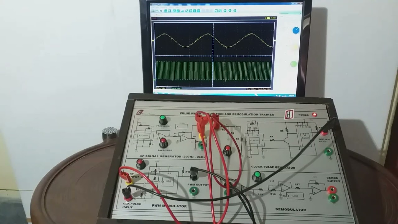 Pulse Width Modulation (PWM) and Demodulation Experiment