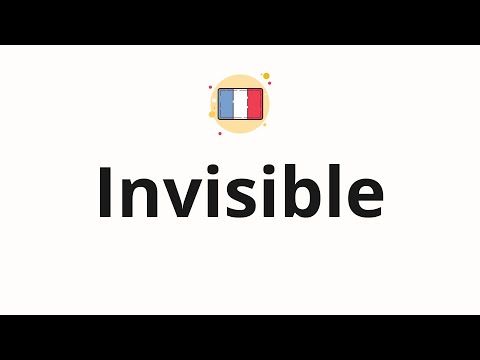 How to pronounce Invisible