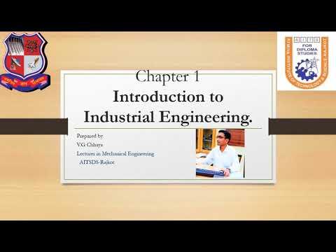 1.1 Definition and objective of Industrial Engineering.
