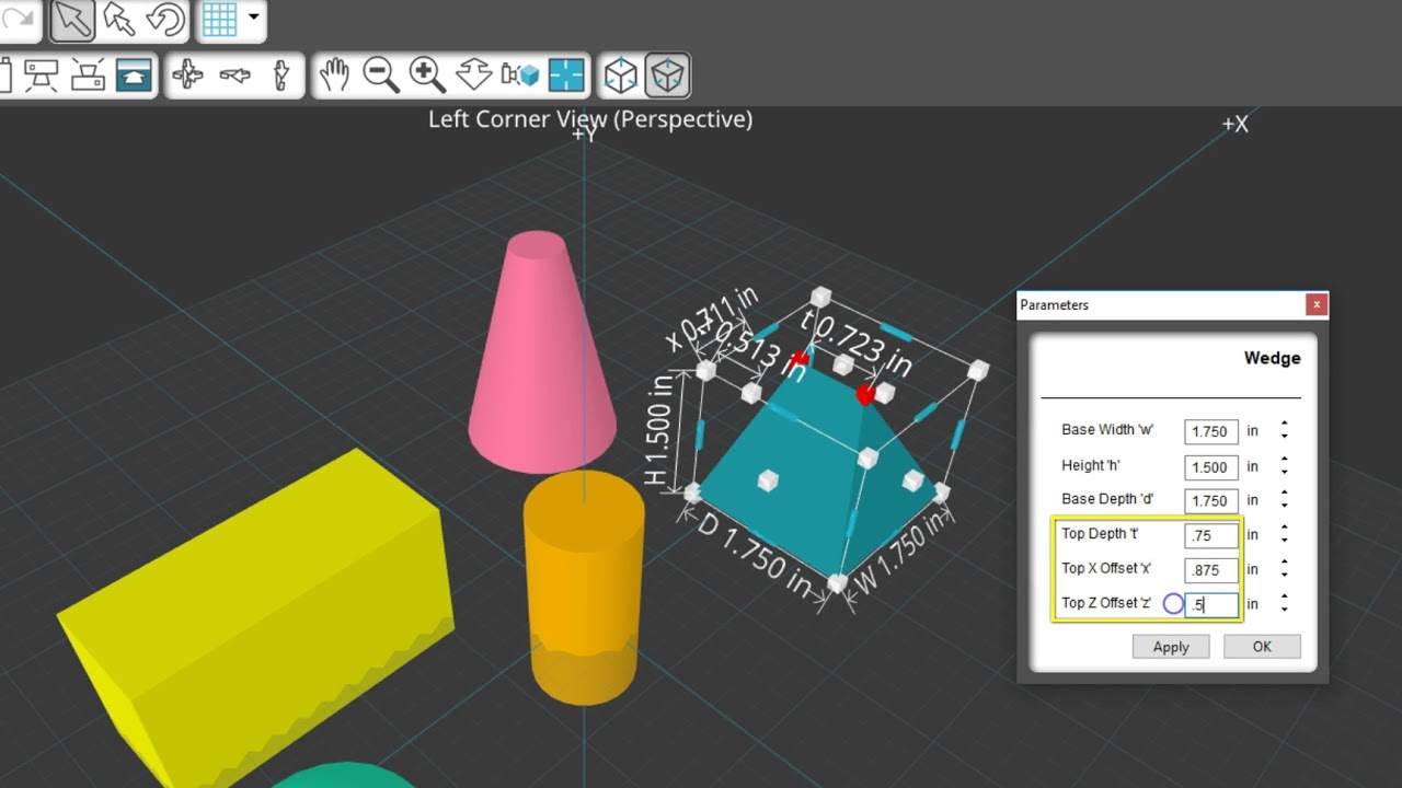 Manipulating Shapes in Silhouette ModelMaker™