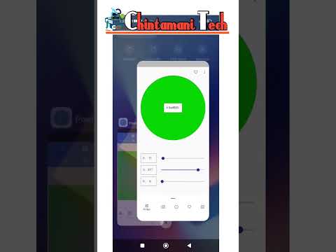 colour coding in mobile | colour making effect| coding | chintamani tech