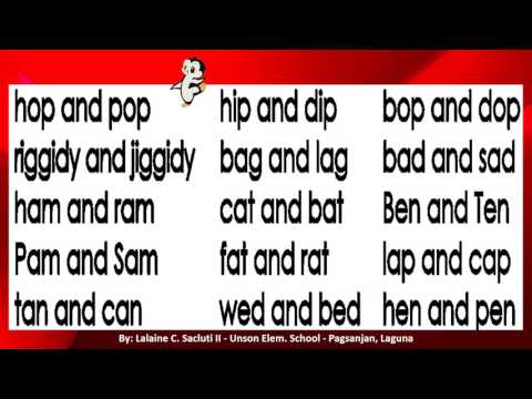 Unit 1 Lesson 14 RHYMING WORDS