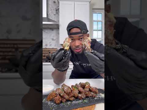 Garlic Parmesan Chicken Wings Recipe #onestopchop