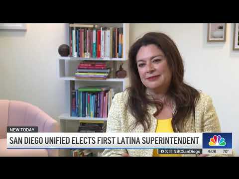 NBC7: San Diego Unified Elects First Latina Superintendent