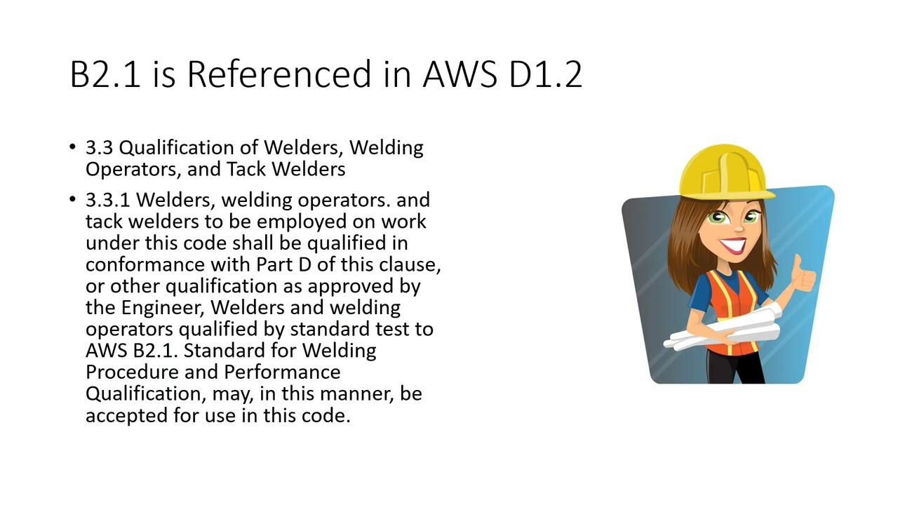 Introduction to B2 1 Standard for Welding Procedure and Performance Qualification
