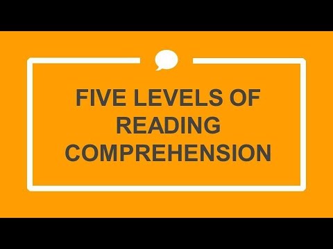 5 Levels Of Reading Comprehension
