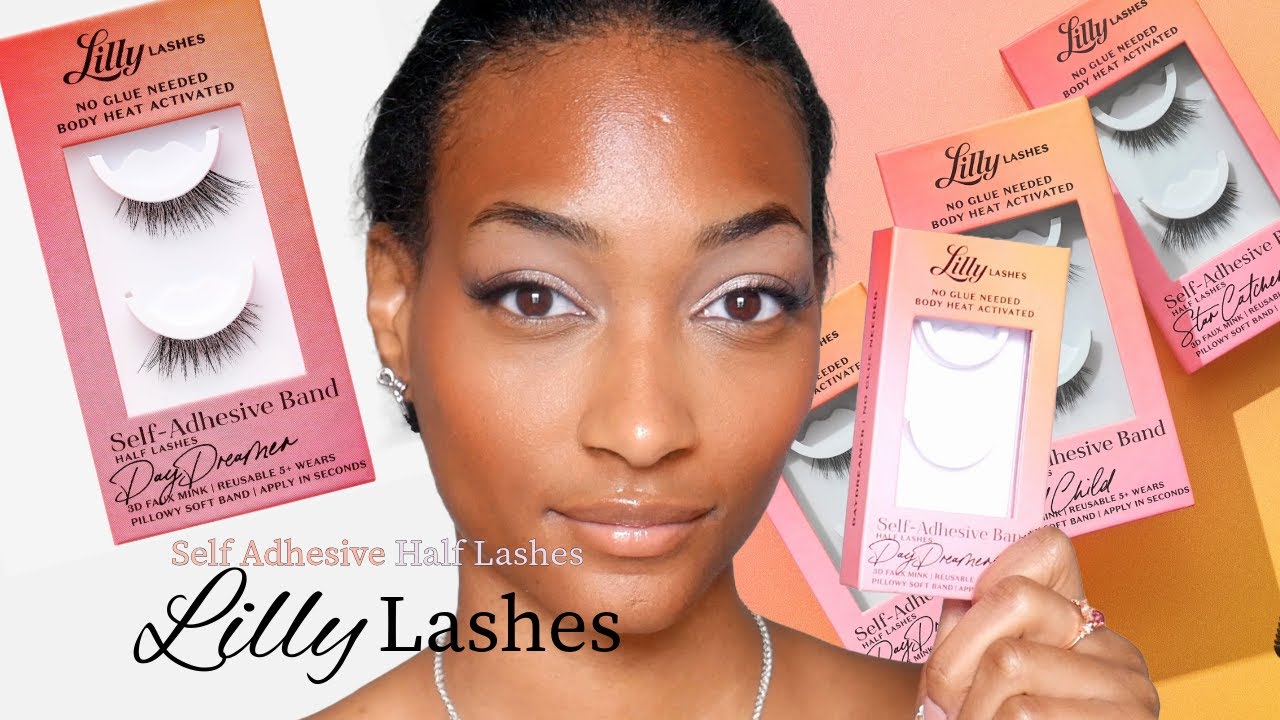 Lilly Lashes Self Adhesive Half Lash: DayDreamer ft. Mini Fox Eye Tutorial| Maritzah K
