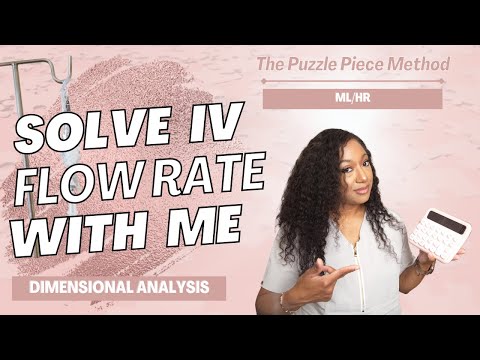 IV FLow Rate via the Puzzle Piece Method